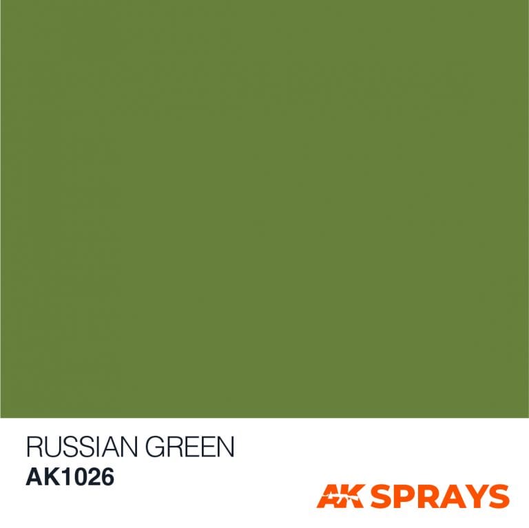 Buy RUSSIAN GREEN COLOR SPRAY online for 6,95€ | AK-Interactive