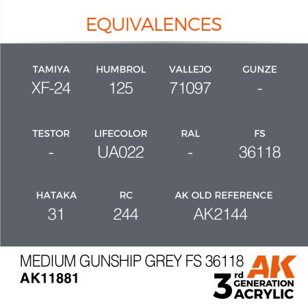 Buy Medium Gunship Grey FS 36118 - AIR online for2,75€ | AK-Interactive